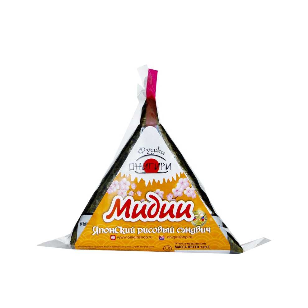 Онигири Фуджи "Мидии" 120гр.